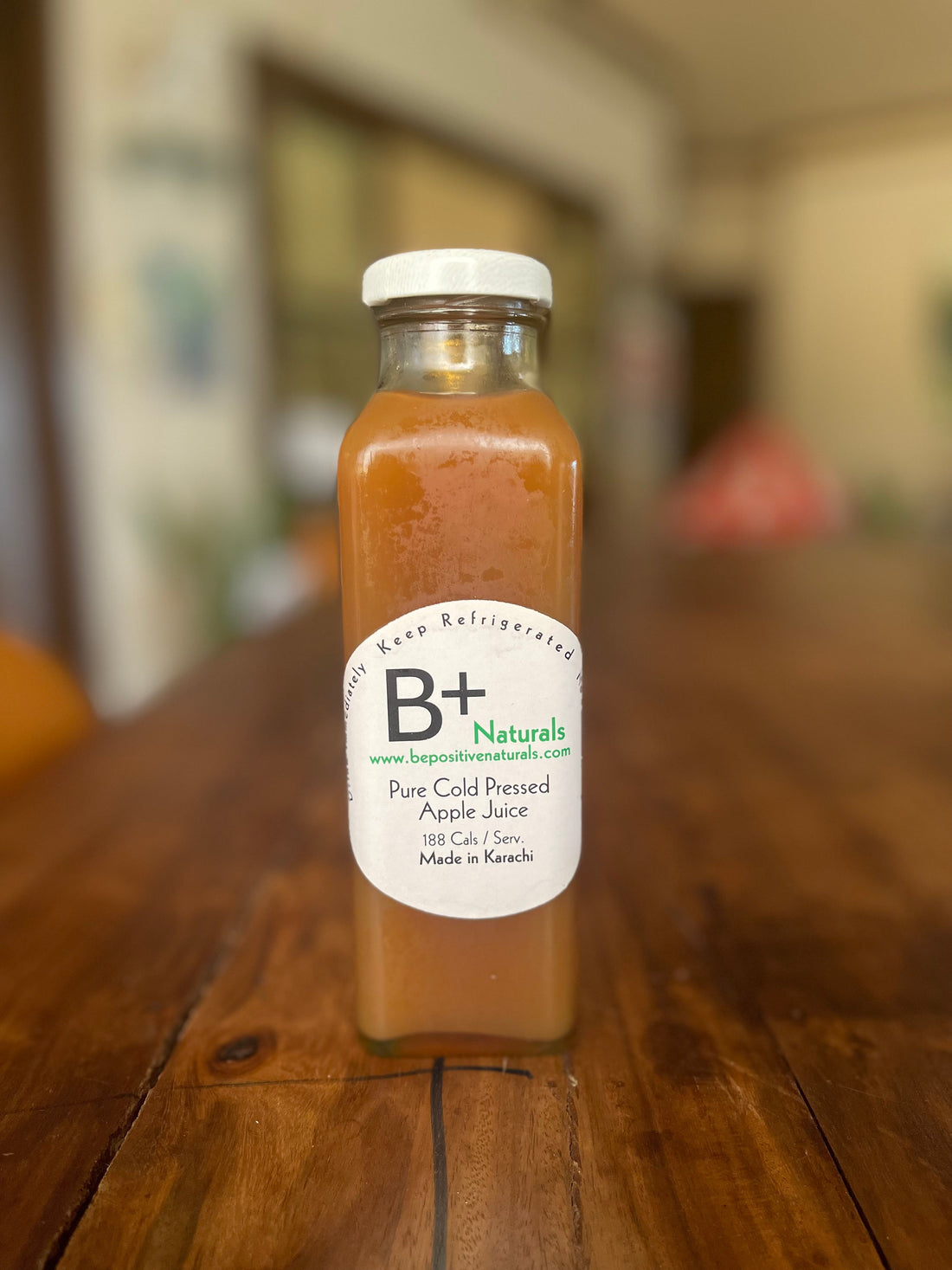 Pure Cold Pressed Pure Apple Juice – B+ Naturals